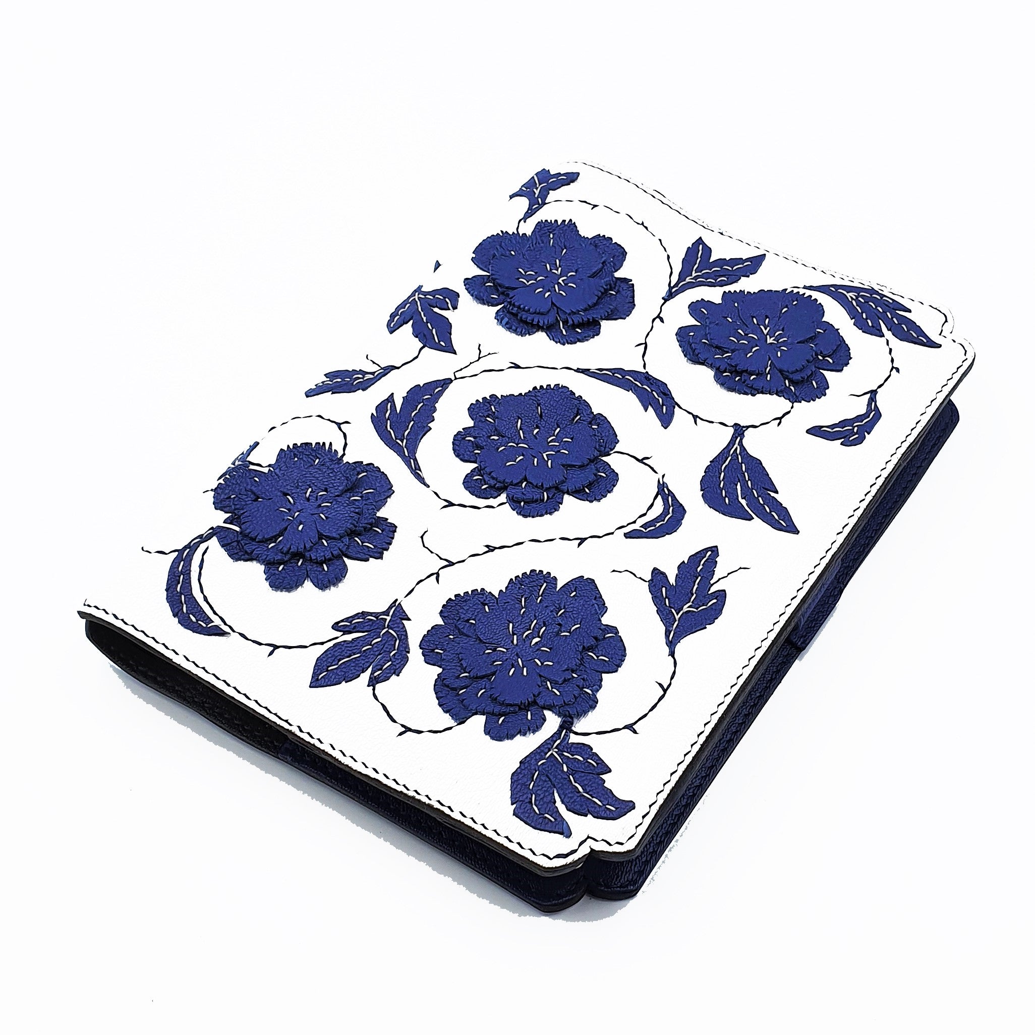 Studio Arkademie TEN PEONIES A5 Portrait Notebook Cover, Blue & White ...